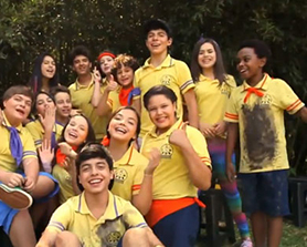 Portal Exibidor Elenco De Carrossel Lê O Roteiro Do Filme Em Vídeo